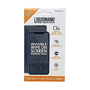LiquidNano - The Ultimate Wipe-on Screen Protector (No Screen Assurance)