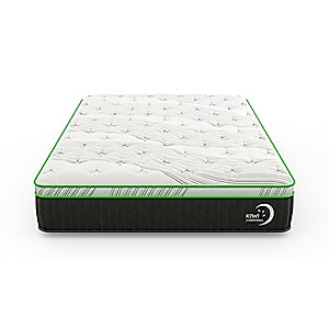 Kiwi Plush Full Natural Mattress/ 12.5” Memory Foam Feel/Organic/Bed-in-a-Box/Made in USA