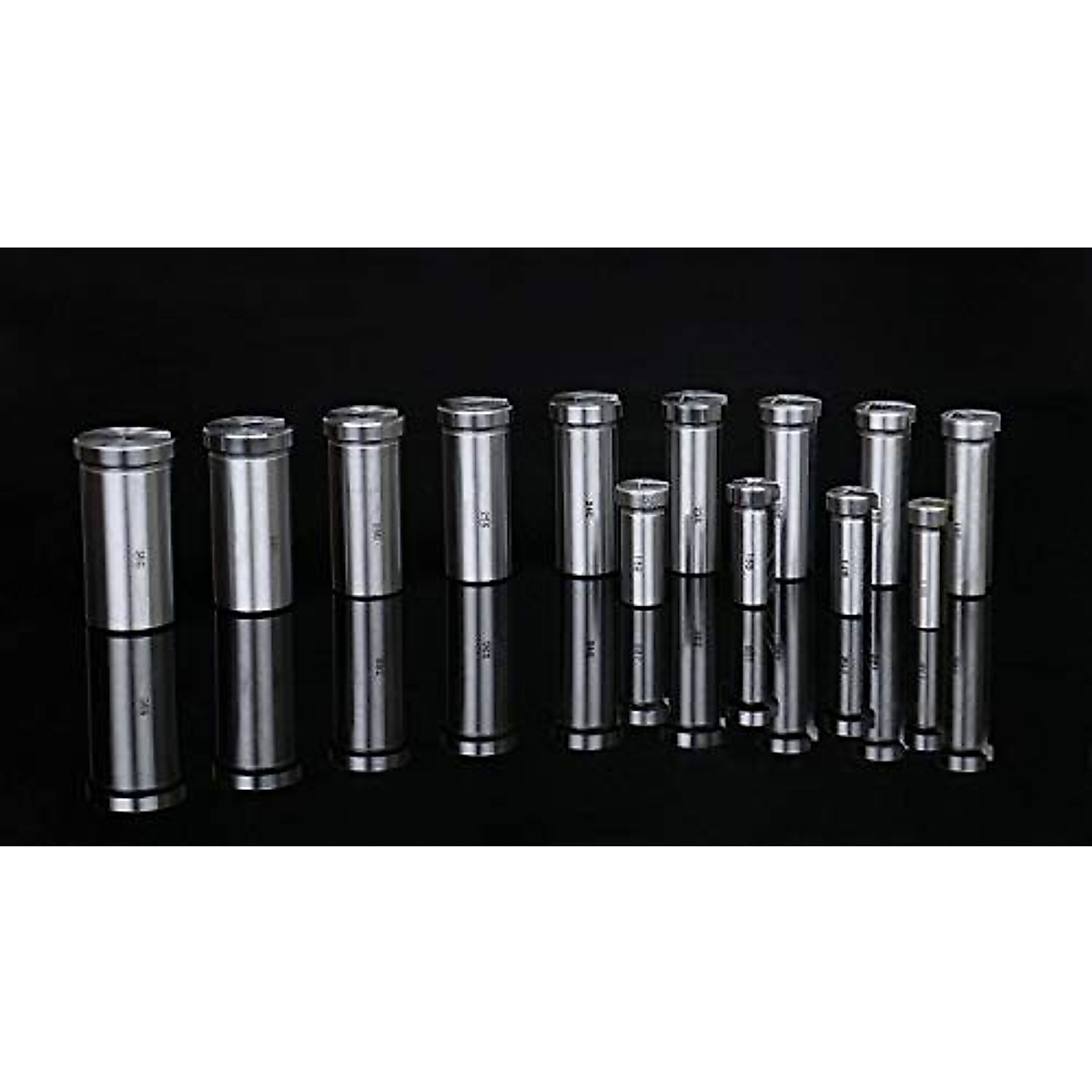 Accusize Industrial Tools No.70 Metric Hss Keyway Broach Set, 4 mm, 5 mm, 6 mm and 8 mm Keyway Size, Style B and C, 5100-0070