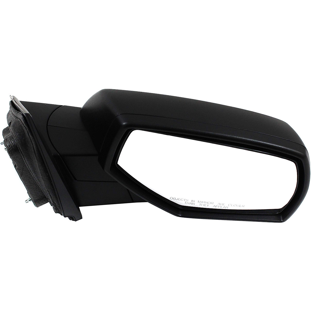 Kool Vue Passenger Side Non-Electric Mirror for Chevrolet Silverado 1500 GMC Sierra 1500 2014-2018 Manual Fold Without Signal Light, Blind Spot, Memory & Puddle Lamp Textured