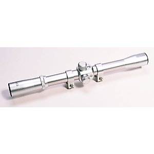 Hammers 22 Rifle Scope 4X20 3/4" inch Tube with Dovetail Rings Silver Finish