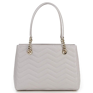 Kate Spade New York Reese Park Small Courtnee Leather Bag, Ash Grey