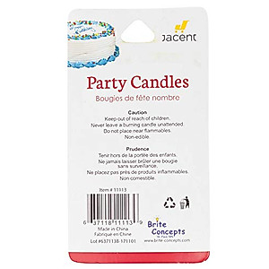 Jacent Polka Dot Number Birthday Candle Cake Topper - #5 Candle