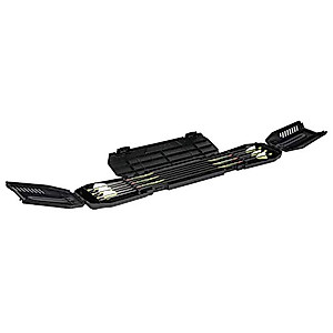 Plano Bow Max Arrow Case, Black, Archery Storage, Holds 6 Arrows Up To 32.75 in. Long, Internal Storage for Arrowheads, Fletchings and More, Resists Crushing and Scratches