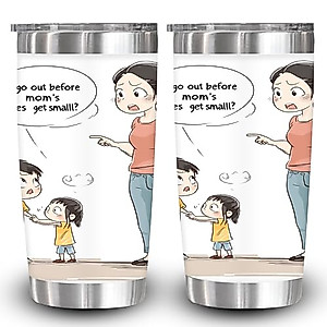 FOCIUZTA 20oz Cartoon Family Tumbler with lid, Travel Coffee Cup, Ideal for Easter, Mother Day, and birthday gifts