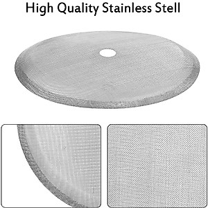 Meelio 6 Pieces French Press Replacement Filters Mesh Filters Replacement, Stainless Steel French Press Replacement Screen for 12 oz / 350 ml / 1 Cup French Press Coffee Makers and Tea Machines