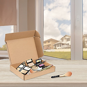 DUZCLI 12x9x3 Shipping Boxes - Set of 20, Medium Kraft Corrugated Cardboard Boxes for Small Business Supplies, Packing, Mailing and Gift Packaging