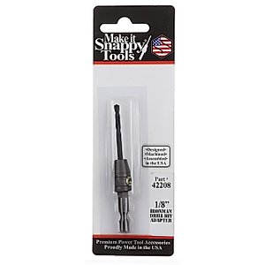 Make it Snappy Tools 1/8 Inch Ironman Quick Change Drill Bit Adapter for Metalworking, Fabrication and Installation