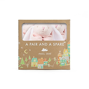 Angel Dear - Pink Bunny, Pair and A Spare Blankie Set