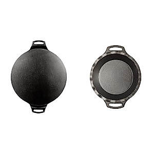 Lodge Cast Iron Pizza Pan, 15 inch and Pie Pan 9 Inch