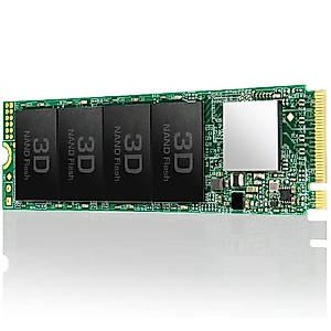 Transcend 250GB MTE115S NVMe Internal SSD - Gen3 x4 PCIe M.2 2280, Up to 3,200MB/s - TS250GMTE115S