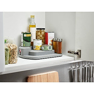 Joseph Joseph CupboardStore Rotating Organizer, Small, Grey