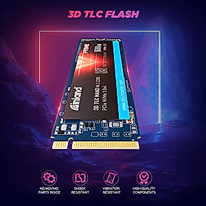 INLAND Prime 500GB NVMe M.2 PCIe Gen3x4 2280 Internal Solid State Drive TLC 3D NAND SSD - Up to 3300 MB/s, 3D NAND, Storage and Memory for Laptop & PC Desktop