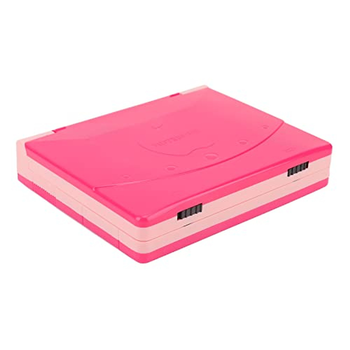 3 AA Batteries Plastic Kids Learning Laptop Cognitive Development Simulation Kids Laptop Toys (Purple Retractable Mouse)