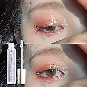 HEXZE Star Diamond Streamer Liquid Eyeshadow，glitter liquid eyeshadow (2g), 2020 MILLENNIAL GIRL