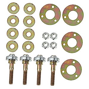Veemoon 4pcs Rocking Chair Bearing Machine Screws Gaming Chair Accessories Furniture Bolts Patio Chair Leveling Screws Glider Rocker Parts Office Chair Bolts Furniture Connecting Fittings