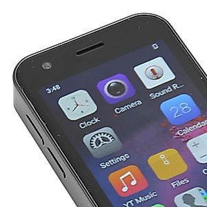 Airshi Small Mobile Phones Dual Card Dual Standby 5MP Front 13MP Rear Camera 4G Mini Phone 2000mAh for Home (Black)