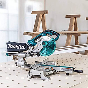 Makita XSL02Z 18V X2 LXT Lithium-Ion Brushless Cordless 7-1/2" Dual Slide Compound Miter Saw, Tool Only