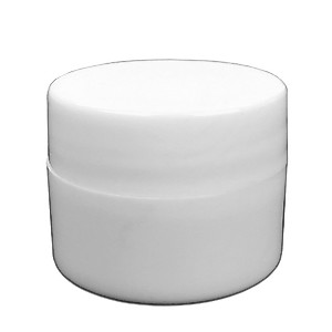 Beauticom 36 Pieces 7G/7ML (0.25oz) WHITE Sturdy Thick Double Wall Plastic Container Jar with Foam Lined Lid for Herbs, Spices, Loose Leaf Teas, Coffee and Other Foods - BPA Free