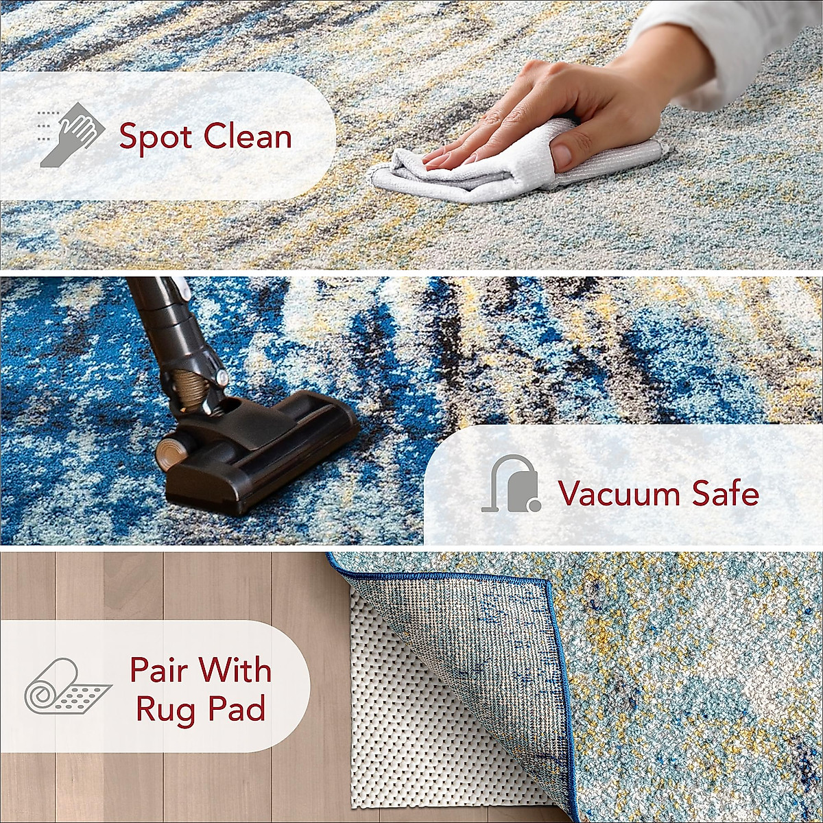 nuLOOM Katharina Abstract Motif Area Rug, 8x10, Blue