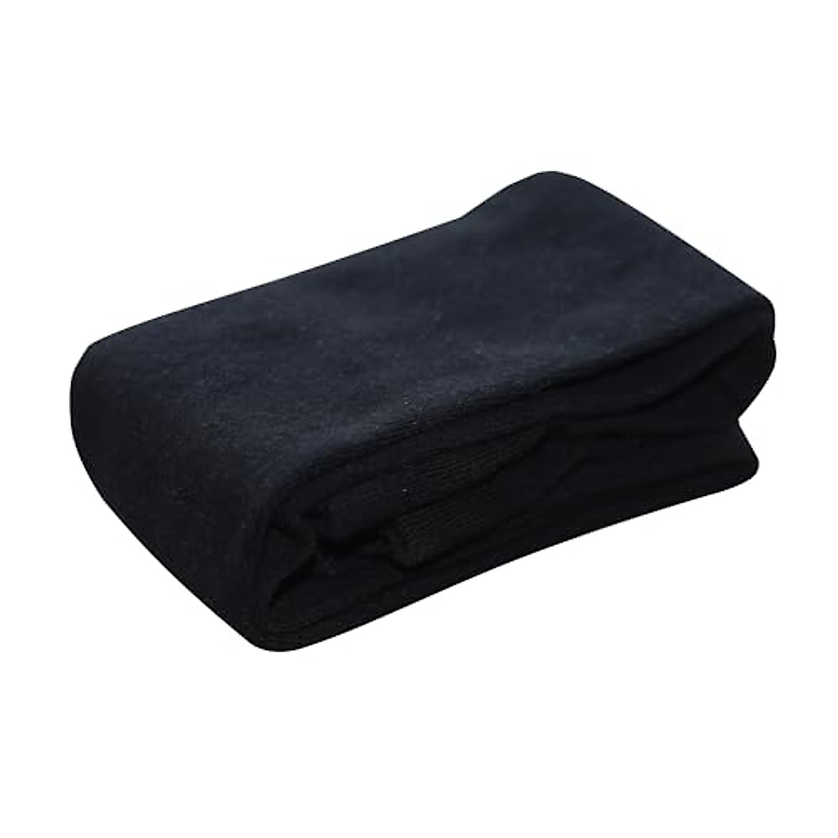 Bestjybt Women Long Thigh High Socks Cotton Over the Knee Socks (1 Pair-Black, Style 01)