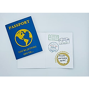 You're Jetting Off To Passport Travel Card Scratch To Reveal Your Personal Message Surprise Gift