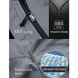 GEMYSE Women's Mountain Waterproof Ski Snow Jacket Warm Winter Windproof Raincoat with Detachable Hood(Mid Grey-6,Medium)