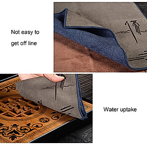 Kitchen Dish Towel,Soft Absorbent Dish Towel Vintage Tea Towels Decorative Dish Cloths Light Green