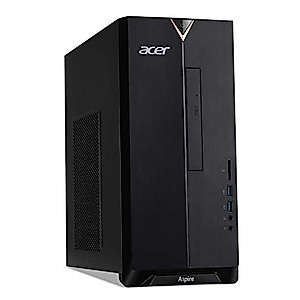 Acer Aspire TC-391-UR12 Desktop, AMD Ryzen 5 4600G Hexa-Core Processor, AMD Radeon Graphics, 12GB DDR4, 512GB NVMe M.2 SSD, 8X DVD, Wi-Fi 5, Windows 10 Home