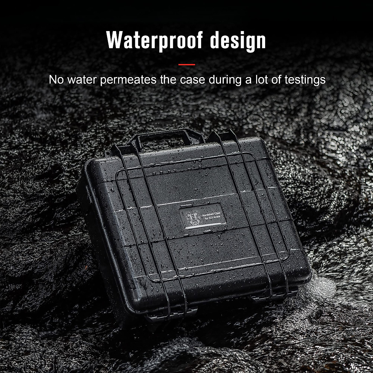 FVW DJI Avata Carrying Case, Portable Waterproof Travel Bag Hard Case for DJI Avata Drone and Remote Controller (Drone and Accessories are NOT Included)