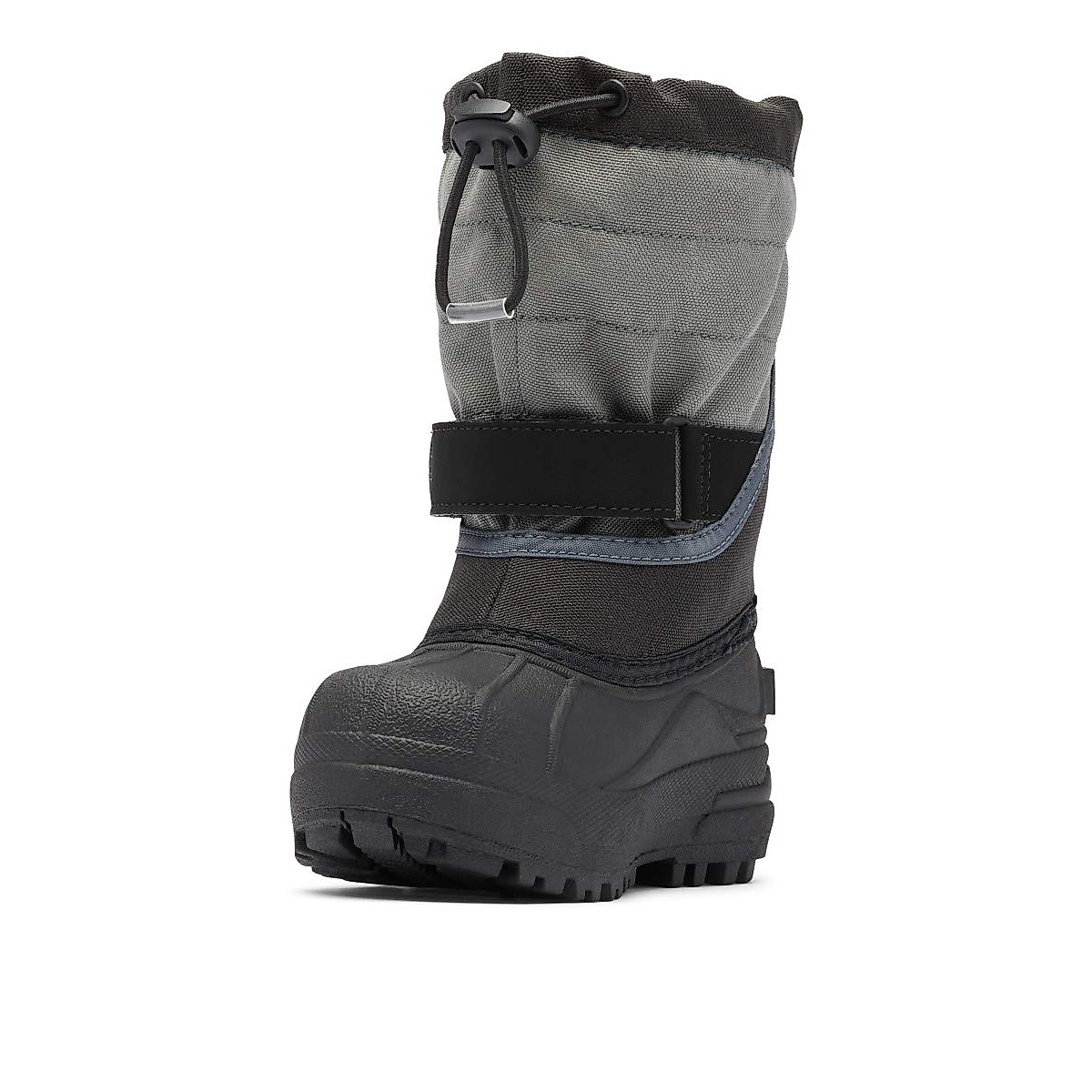 Columbia girls Powderbug Plus Ii Snow Boot, Black/Hyper Blue, 3 Big Kid US