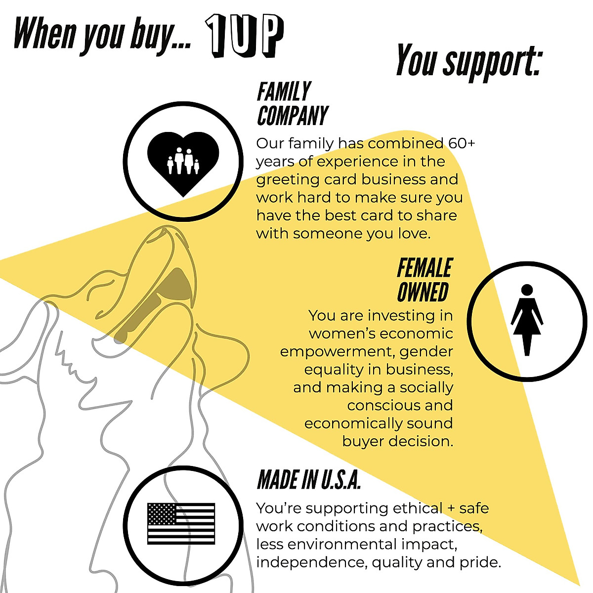 1Up Greetings Happy Birthday Card for a Friend | Friendship Like Ours is Magic | Stars Moon | Single Card and Envelope