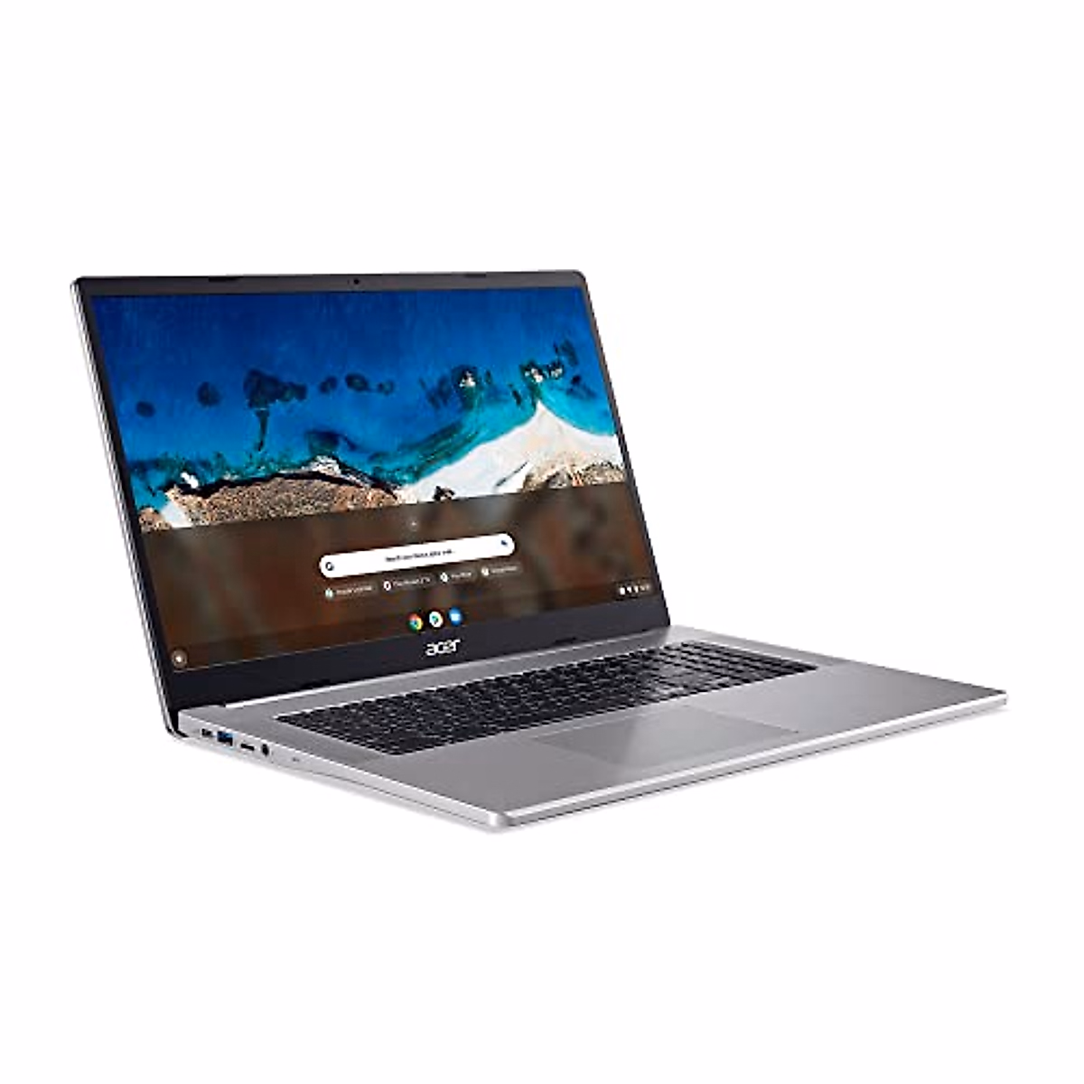 2022 Flagship Acer Chromebook Light Laptop, 17.3" FHD 1080p Widescreen, Intel Celeron N4500 (Upto 2.8GHz), 4GB RAM, 64GB eMMC, Webcam, UHD Graphic, WiFi 6,10+ Hours Battery,Chrome OS +HubxcelAccessory