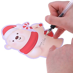 60Pcs Winter Cut-Outs, Classroom Décor, Snowman Snowflake Penguin Bear Cutouts with Dot Glue for Party Decor