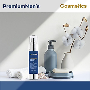 6 in 1 Mens Face Moisturizer: Mens Face Cream, Wrinkle Cream for Face, Eye Bags Treatment & Face Lotion for Men, Mens Anti Aging Cream, Wrinkle & Dark Spots Mens Face Cream, 1.7 oz