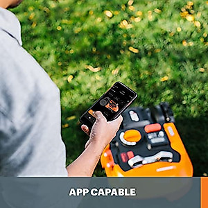 Worx Landroid S 20V 2.0Ah Robotic Lawn Mower 1/8 Acre / 5,445 Sq Ft. Power Share - WR165 (Battery & Charger Included)