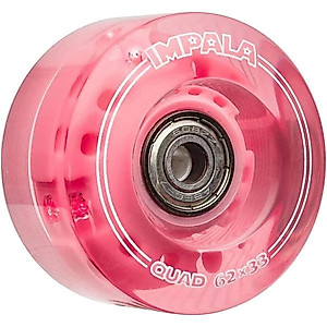 Impala Rollerskates Impala Light Up Wheel 4-Pack Pink 62mm