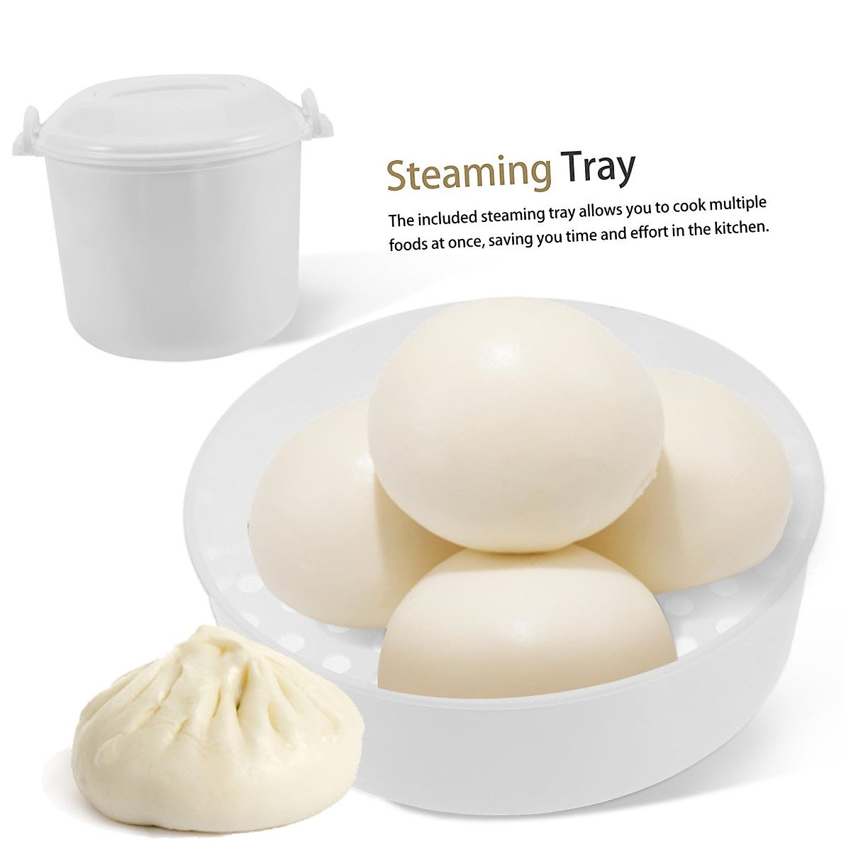 1 Set Pasta Cooker Cooker Vegetables Potato Portable Rice Cooker Portable Microwave Rice Cooker Ramen Cooker Steamer Small Rice Cooker Micro-wave Oven 3l White Plastic