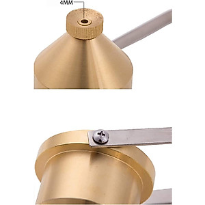 ERLUN Viscosity Cup, Cup Viscosity Cup Dip Type 40ml Stainless Steel Viscometer Flow Cup for Paint Finishes Oil Dye Sauce Honey