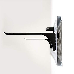 Wall Control Garage Storage Rack Lawn & Garden Tool Organization Wall Mount Organizer - Easy to Install 64" Wide Home & Garage Metal Peg Board Set (White Pegboard)