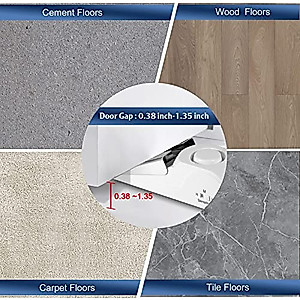 Upgraded Door Stop Alarm with Portable Door Lock 120 dB Travel Door Stopper Door Wedge Alarm with 3 Levels Sensitivity for Hotel, Home, Apartment