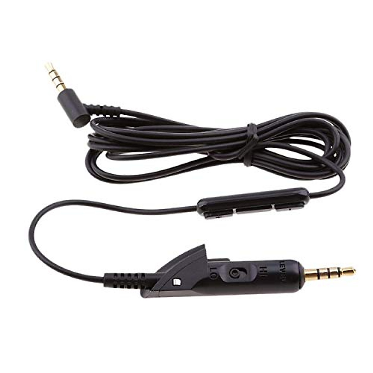 Muigiwi Replacement Audio Cable Cord Wire with Inline Mic Remote Volume Control Compatible with Bose QuietComfort 15 QC15 QC2 Headphones