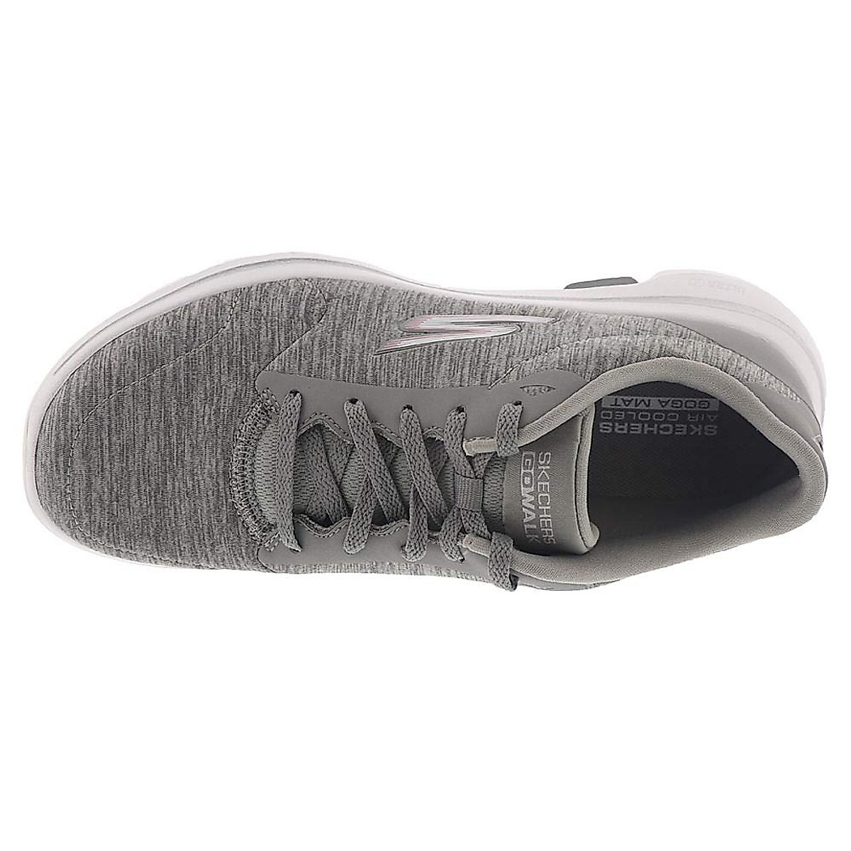 Skechers Women's Go Walk 5 True Sneaker, Grey, 8.5 Wide
