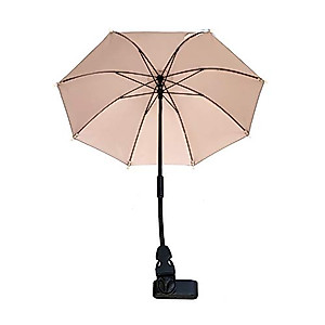 Umenice Baby Stroller Sun Protection Parasol UPF 50+ UV Protect Pushchair Sun Parasol Pink