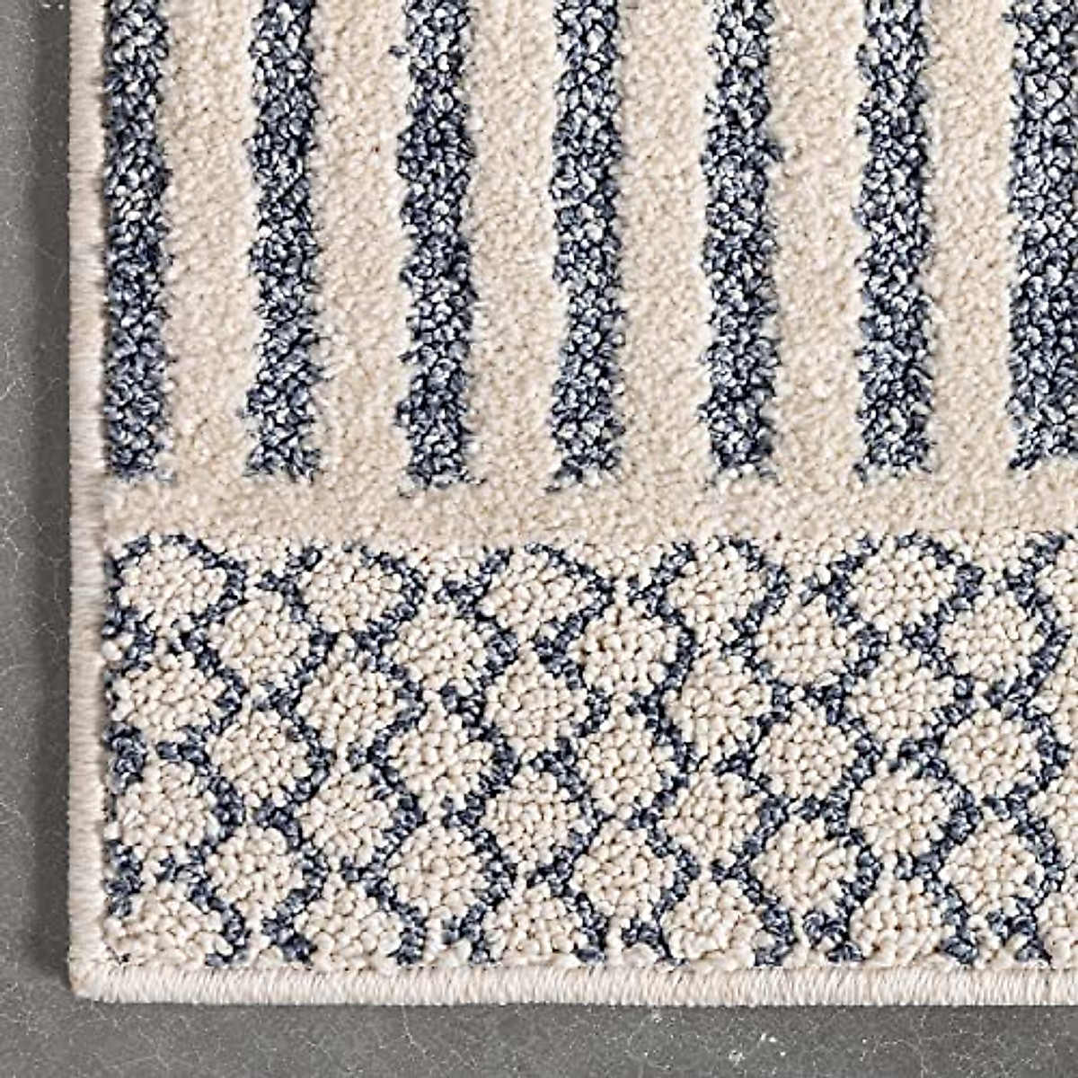Well Woven Brer Light Blue Abstract Geometric Tribal Area Rug (7'10" x 9'10")