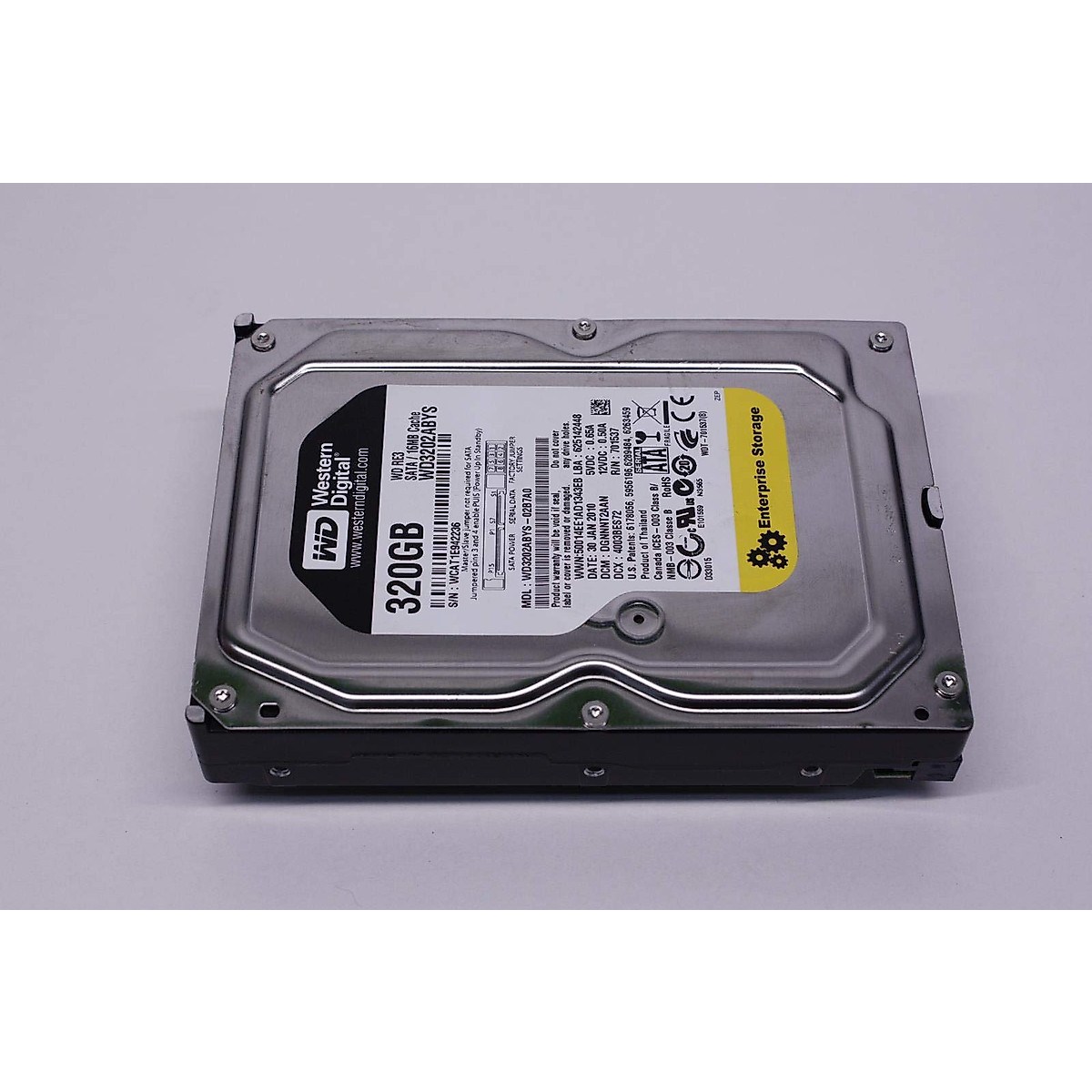 Western Digital WD3202ABYS-02B7A0 320GB DCM: DHRNHT2CHN