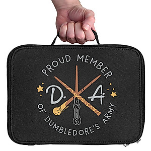 LOGOVISION Harry Potter Dumbledore'S Army Insulated Soft Sided Lunch Box - Reusable Lunch Bag For School Office Work, BPA Free, 10"x8"