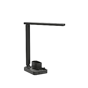 Drevet LED Desk Lamp with Pen Holder, Study Table Light with USB Charging Port, 3 Lighting Modes, 3 Level Brightness,1H Timer, Touch Control, Eye-Caring Lamp, Dorm Room Essential for College Students