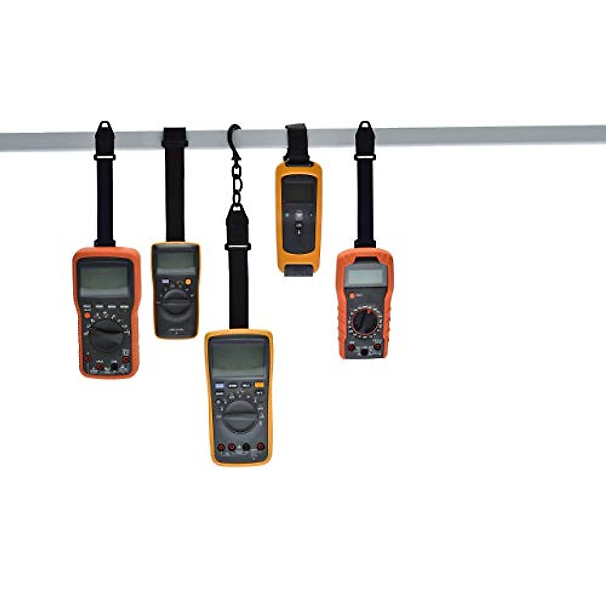 Universal Multimeter Magnet, Hook, and Clip Hanging Strap Kit | Works with Most Multitesters Including Fluke and Klein Tool Meters