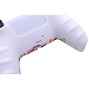 Sofunii 2 Pack Silicone Controller Skins Anti-Slip Cover Case Protector Sleeve for PlayStation 5 /PS5 Controller with 8 x Thumb Grip Caps(Bright and Colorful)